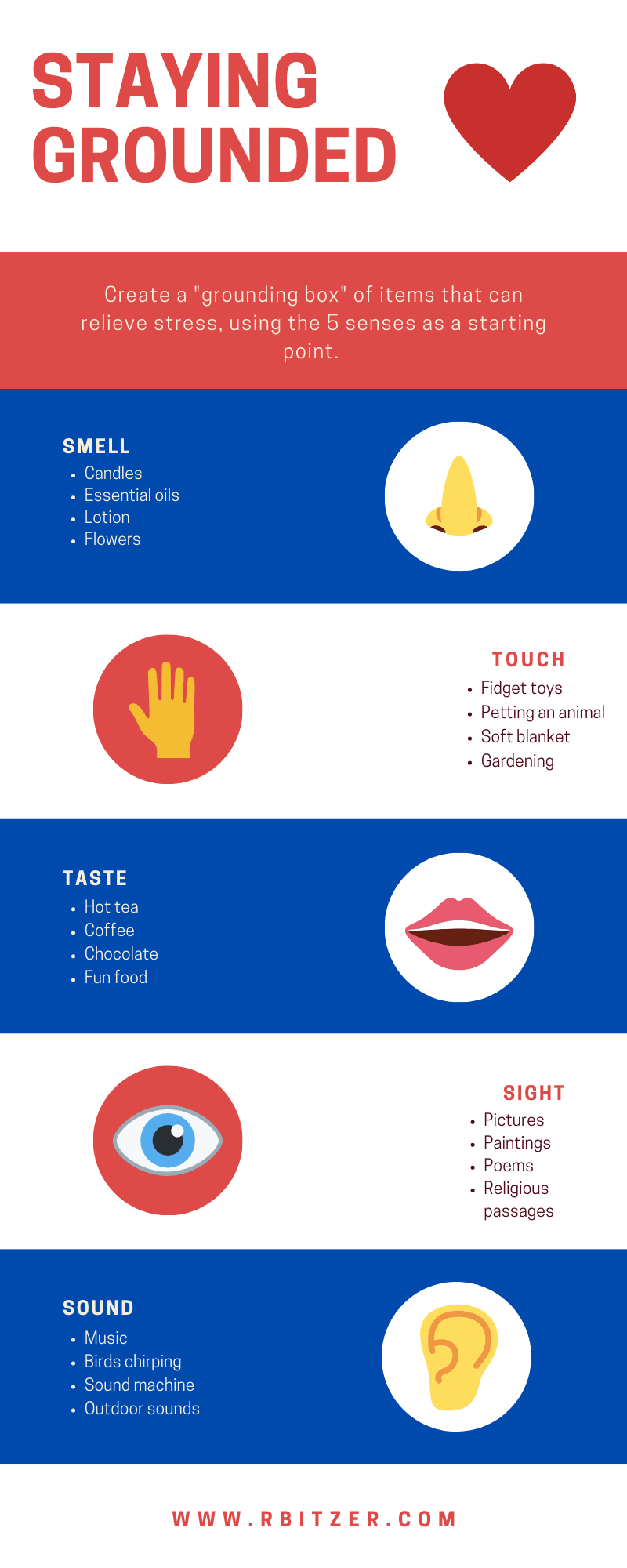 Grounding Exercises for Self Care and Stress Reduction | Rebecca Bitzer ...