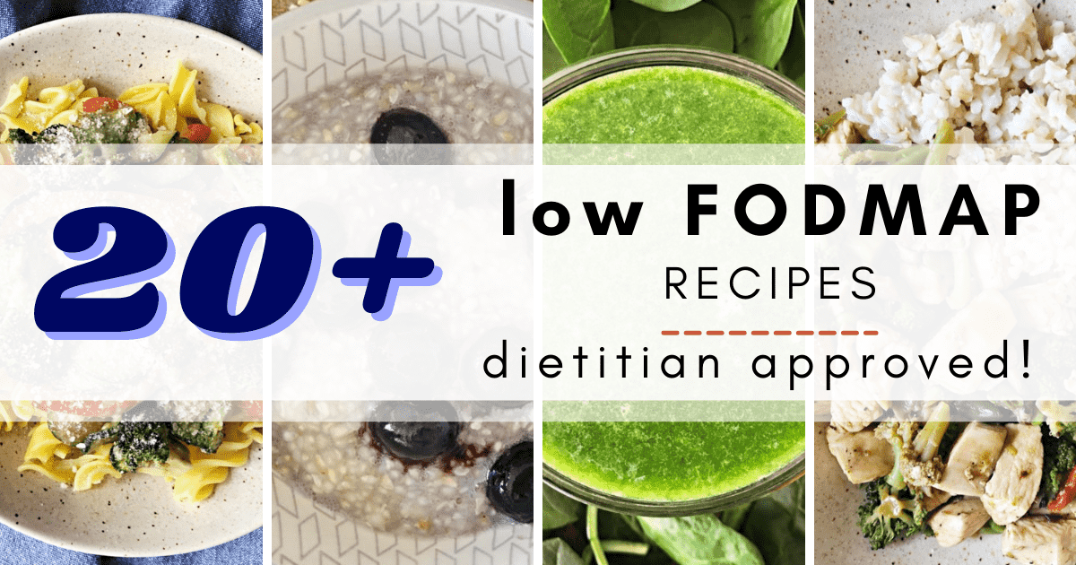 Low FODMAP Recipes to Manage IBS | Rebecca Bitzer & Associates